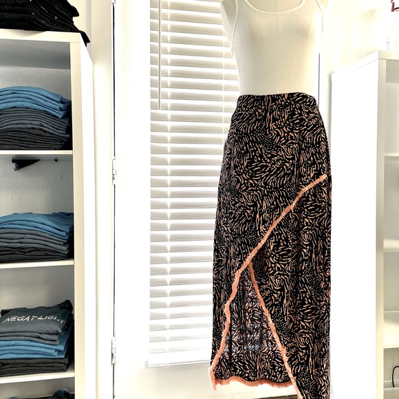 Beach Gold | Skirts | Angled Midi Lara Skirt By Beach Gold Sb | Poshmark